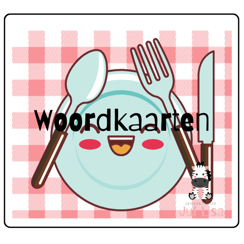 Woordkaarten: Eten en drinken :: Juf Lisa